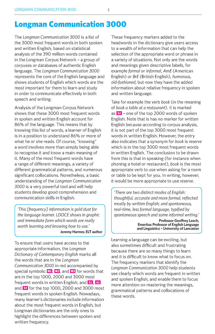 〖文稿+视频+音频〗7天学完·朗文3000核心词(全)｜Longman Communication 3000 - 哔哩哔哩