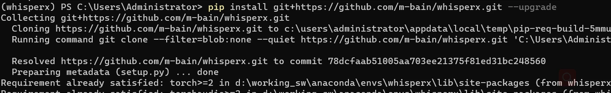 python小白 之 零基础速通 whisperX 实现本地音频转文字 - 哔哩哔哩