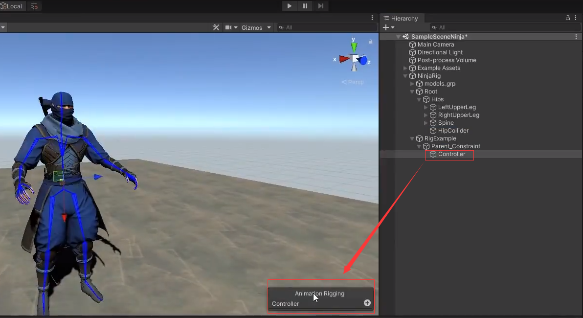 Unity学习笔记 Vol.69 动画绑定（Animation Rigging）教程 - 哔哩哔哩