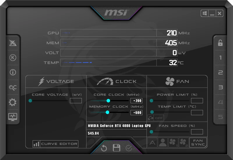 旷世16super 4080 改造 性能调试 个人心得 - 哔哩哔哩