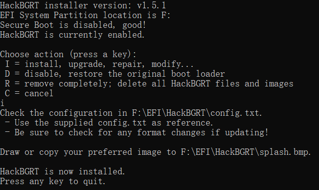 HackBGRT修改失败Error: Couldn't copy new HackBGRT over the MS loader - 哔哩哔哩