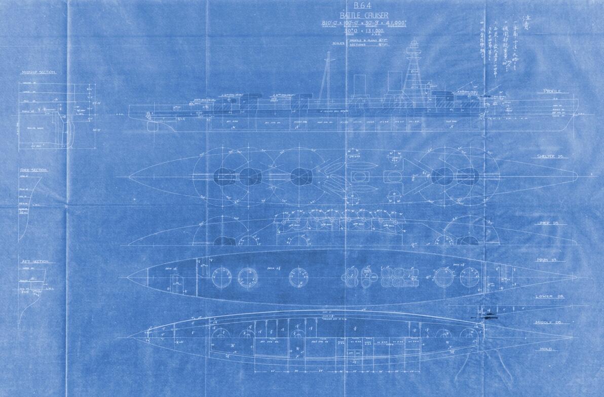 〈八八舰队计划·四〉天城型战列巡洋舰：B62~B64 - 哔哩哔哩