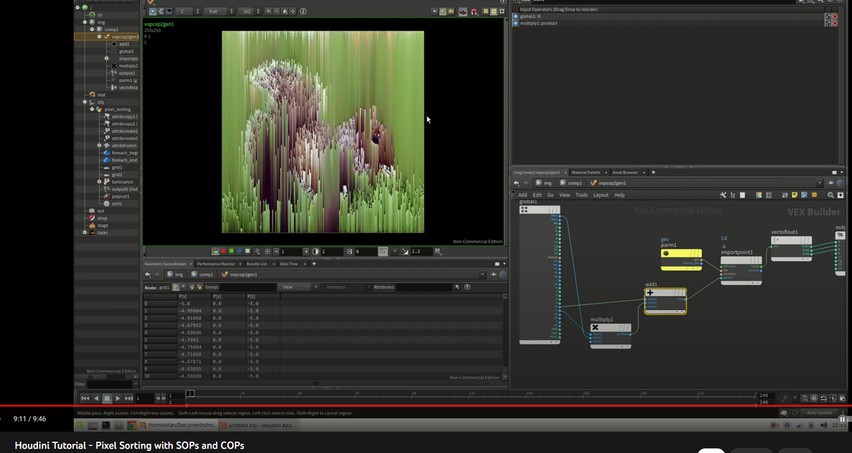 [Houdini] Cop network - 哔哩哔哩