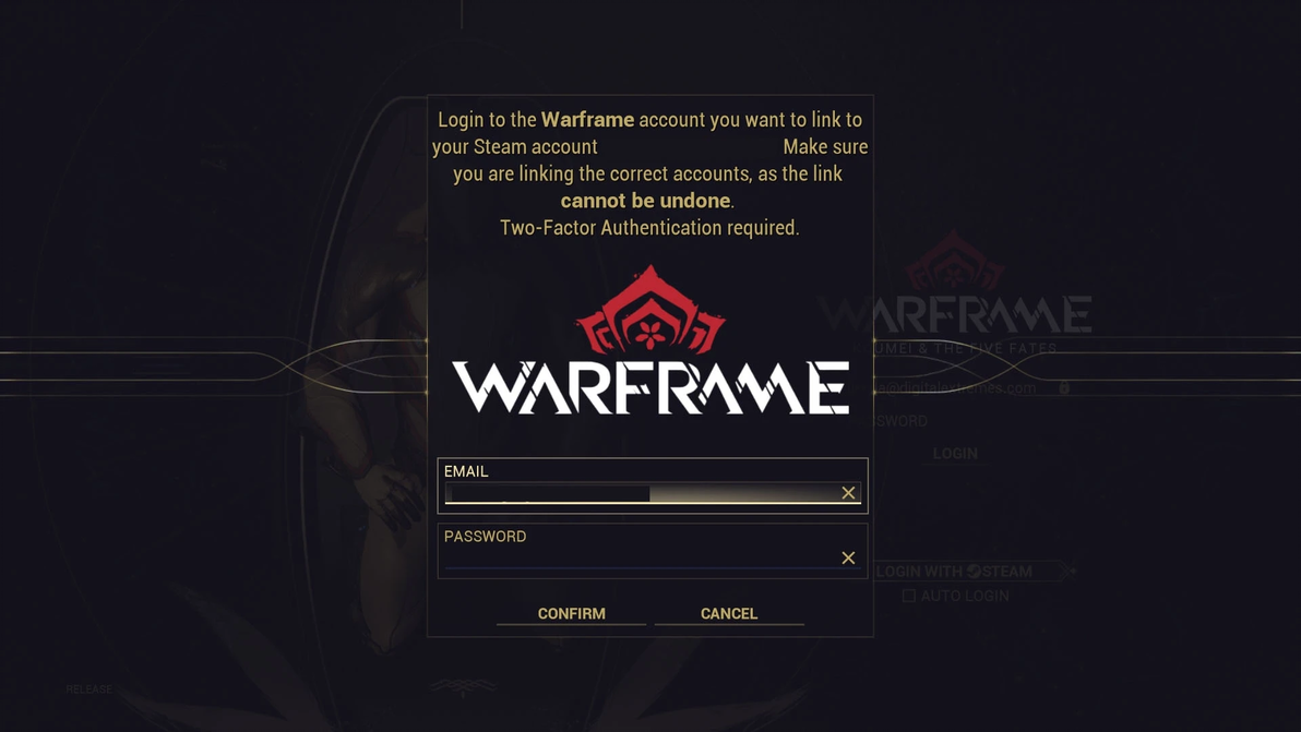 【Warframe】Steam 账号绑定和自动登录功能（随着《Koumei 与五运》更新一起到来） - 哔哩哔哩