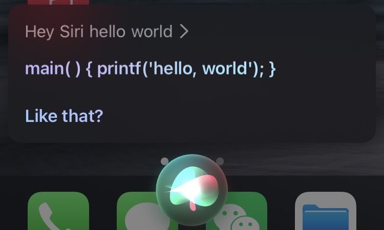 Hey Siri, Hello World - 哔哩哔哩