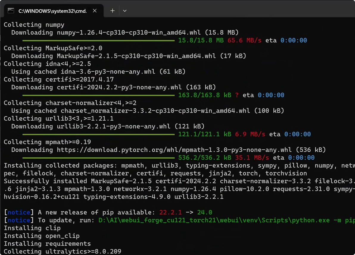 关于Stablediffusion-webui-forge运行错误问题 - 哔哩哔哩