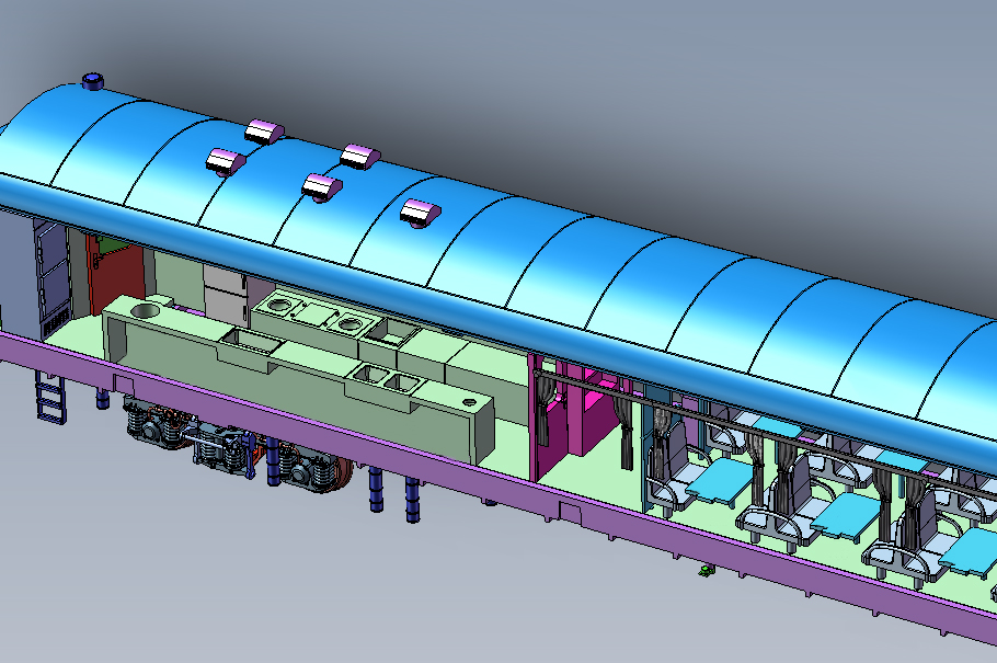 【模型】N27出品CA25G餐车车厢 评测P4 - 哔哩哔哩