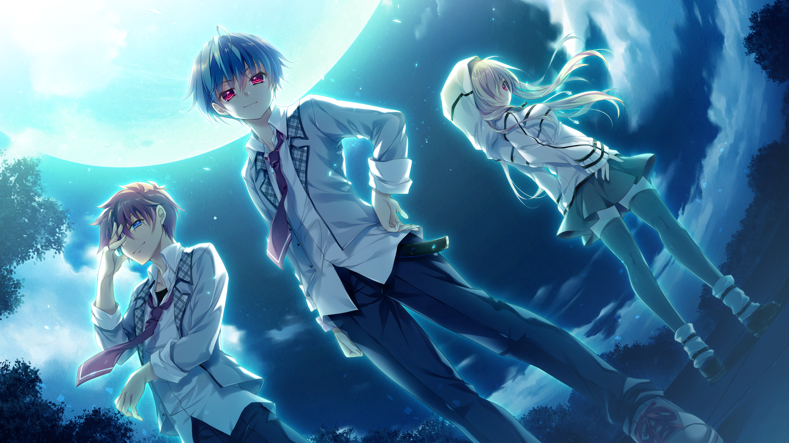 [游戏CG] gal——9-nine-系列第三部《9-nine-春色春恋春之风》 - 哔哩哔哩