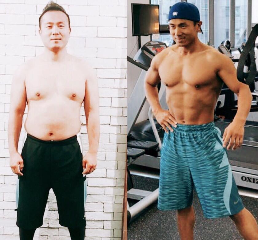 小伙健身6年，一年就从肥胖男变型男，网友：这身材真好看！ 哔哩哔哩