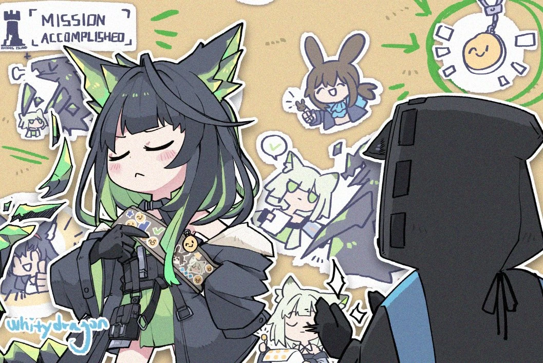 【明日方舟】推特同人图搬运 1173 & Mon3tr专题 2 - 哔哩哔哩