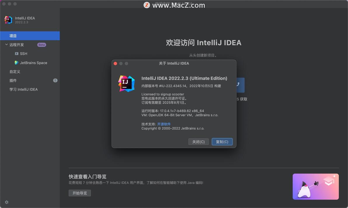 IntelliJ IDEA 2022 for Mac(最好用的Java开发工具)v2022.2.3汉化激活版 - 哔哩哔哩
