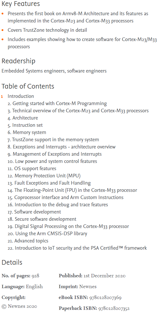 Cortex-M23和Cortex-M33权威指南上线 - 哔哩哔哩
