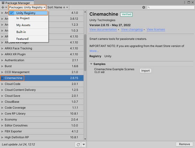 基于Cinemachine的第一/三人称过肩/自由/斜45度/俯视角摄像机系统（源码见文章底部） - 哔哩哔哩
