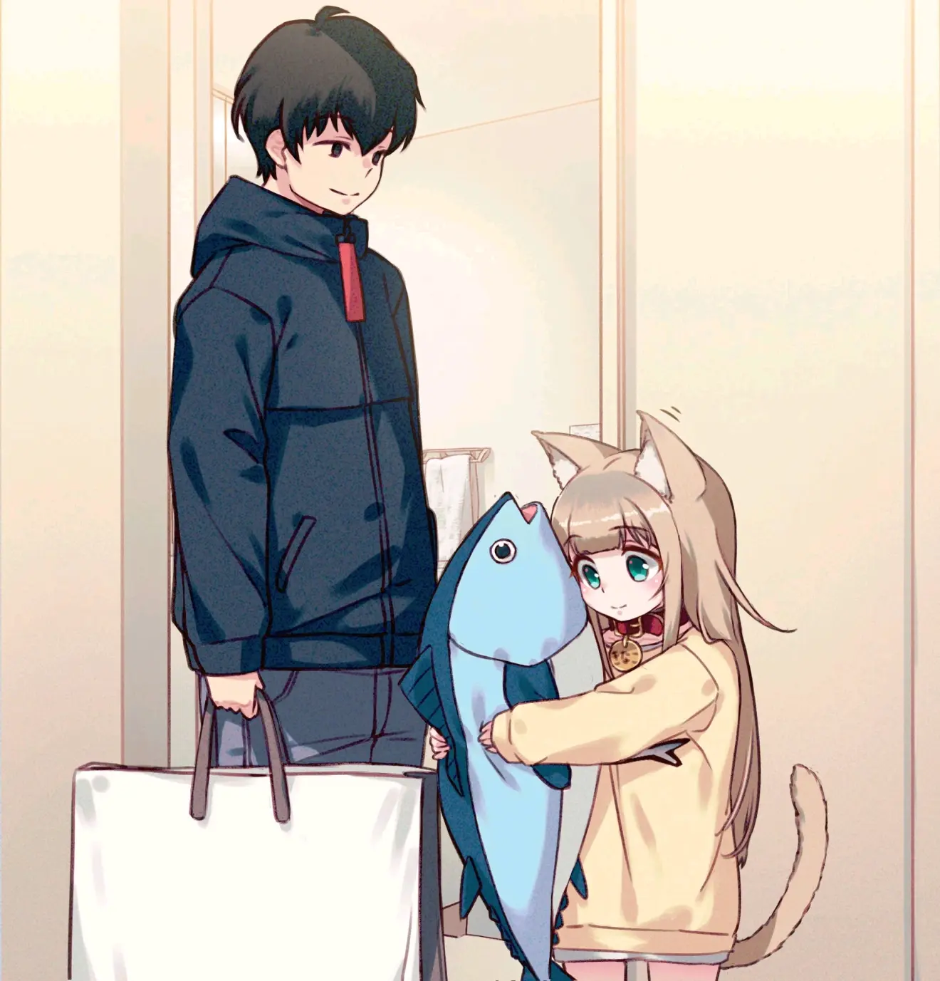 画师收藏馆|猫猫拟人系列kinako酱 By日本同人画师:40原 2021年3月20日 - 哔哩哔哩