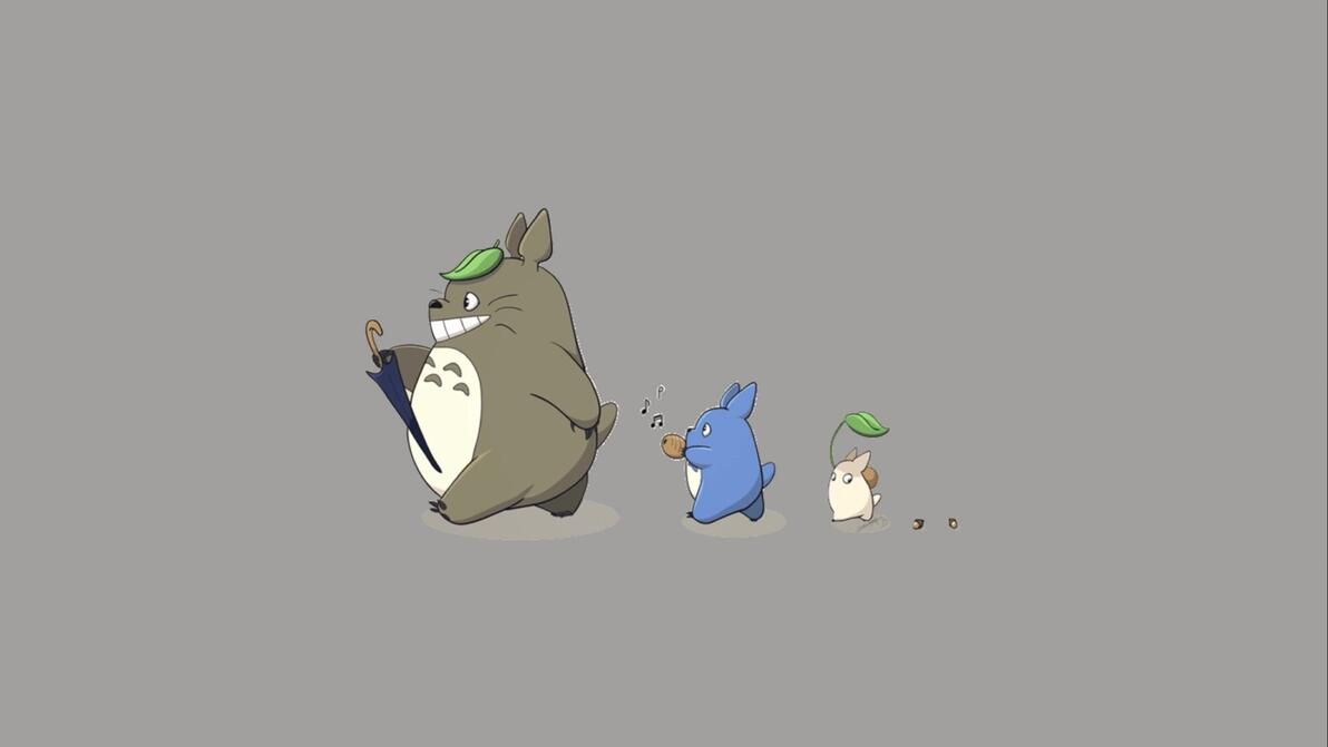 唯美的动漫龙猫高清壁纸 - 哔哩哔哩