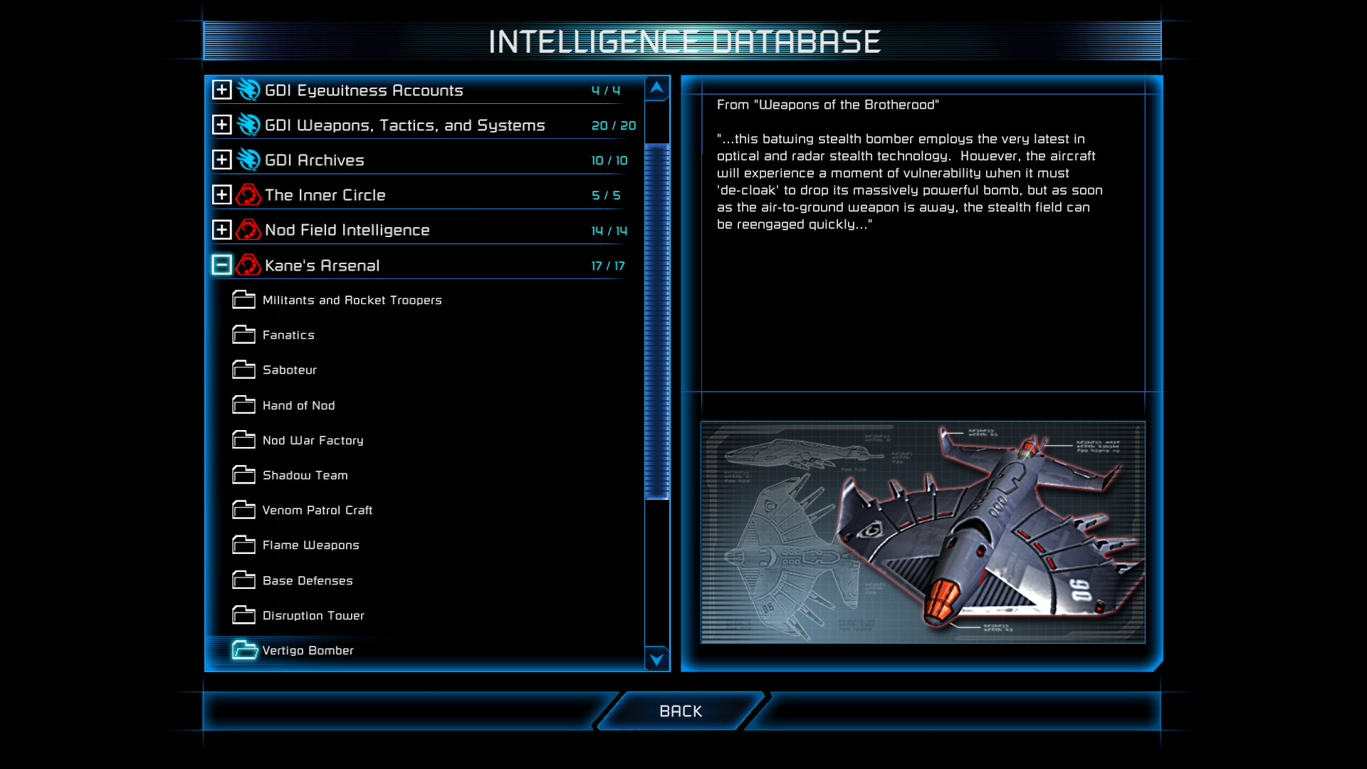 《命令与征服3：泰伯利亚战争》Nod情报数据库凯恩的军备—眩晕轰炸机(11/17） - 哔哩哔哩