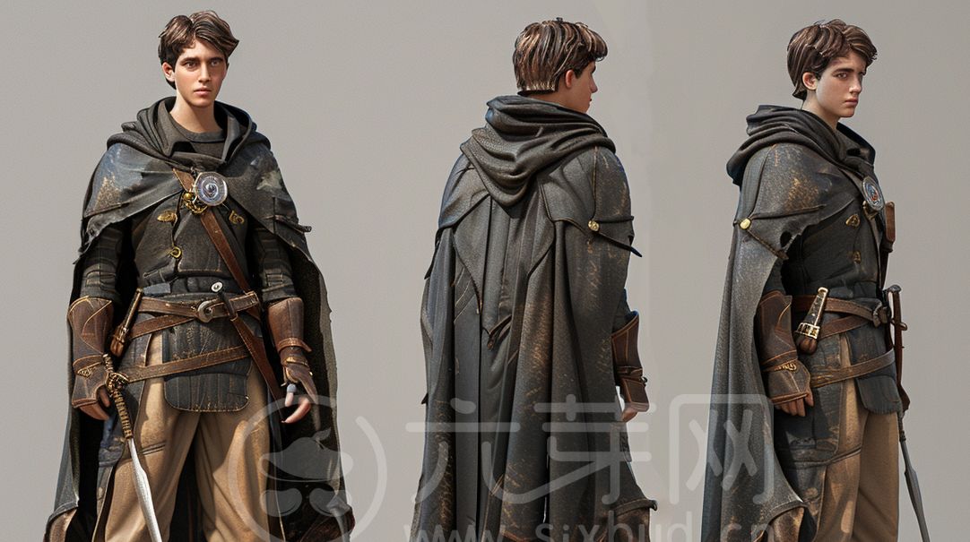 游戏IP三视图设计-Midjourney咒语分享 - 哔哩哔哩