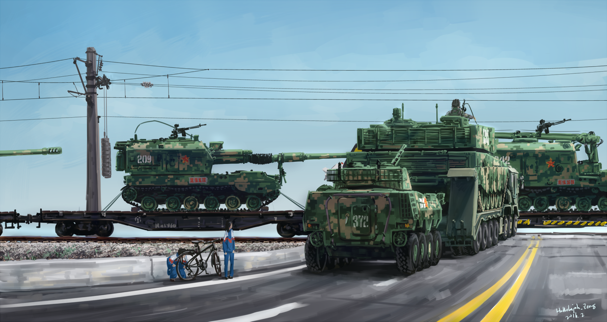 pixiv高清美图分享——99A主战坦克 - 哔哩哔哩