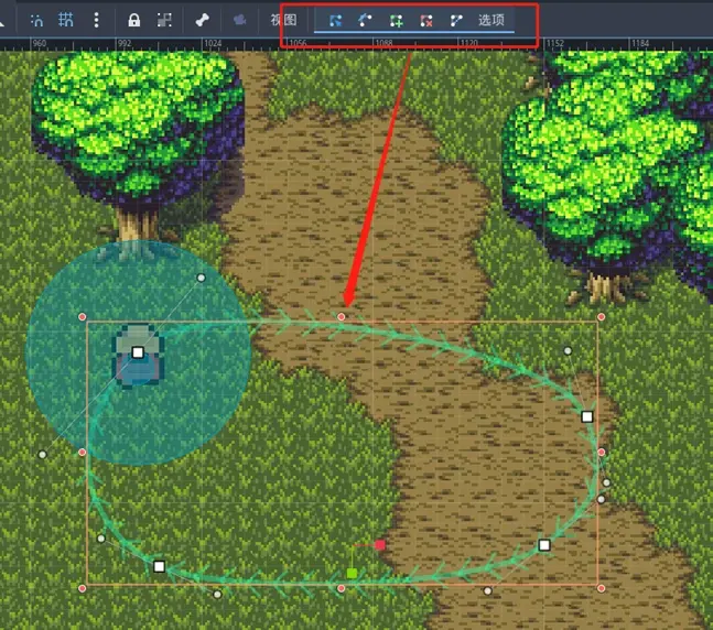 【Godot4笔记】NPC巡逻（Path2D） - 哔哩哔哩