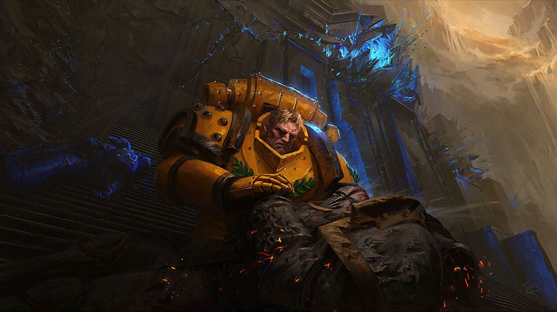 《战锤40K百科翻译》人物列传——“战争铁匠”巴拉巴斯.丹提欧克 - 哔哩哔哩