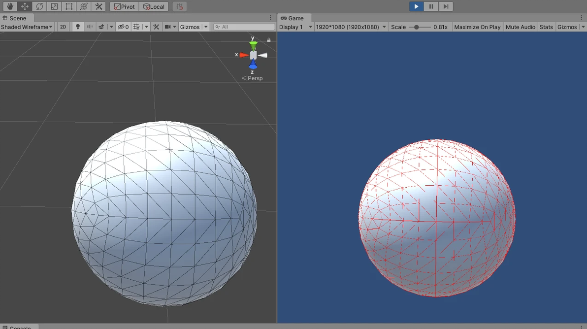 Unity在Game视口中绘制模型网格(GL、Shader) - 哔哩哔哩