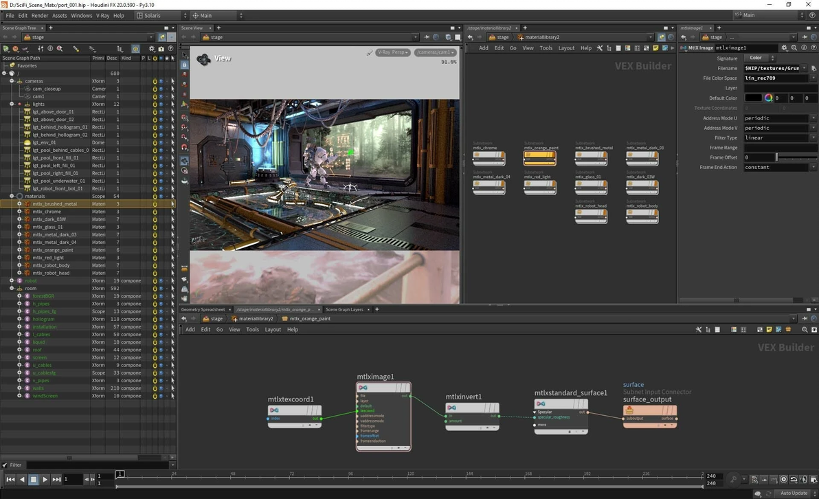 MaterialX 与 V-Ray：开创 3D 创意的新篇章 - 哔哩哔哩