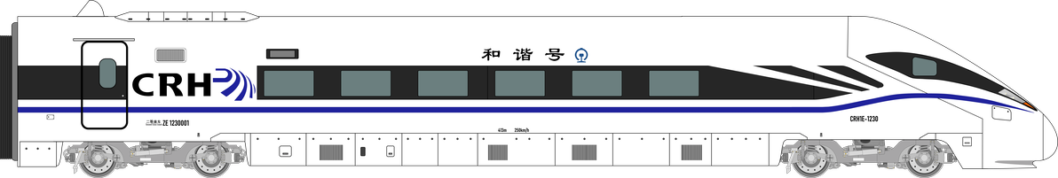 绘图-CRH系列动车组 - 哔哩哔哩