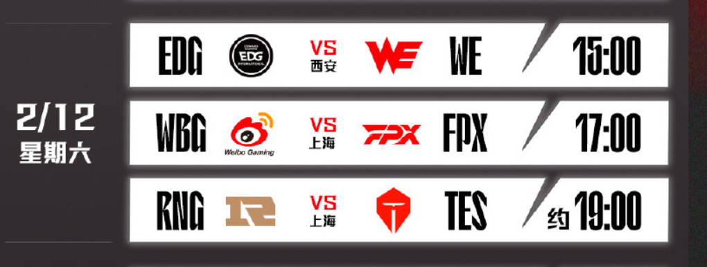 LPL春季赛重启在即！WE挑战领头羊EDG，Theshy直面FPX小老虎 - 哔哩哔哩