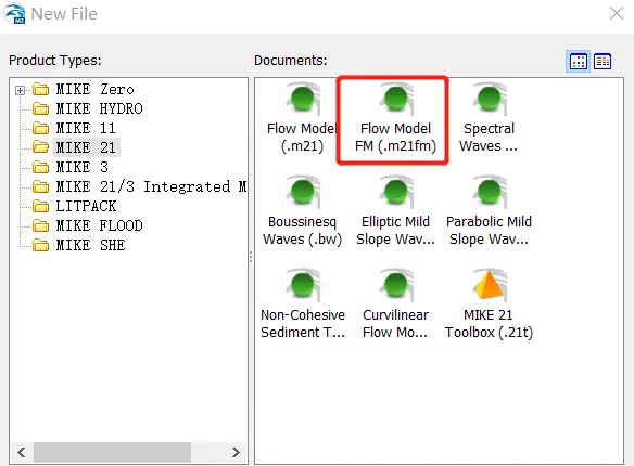 MIKE21水动力模块计算操作流程（第四步——Flow Model FM（.m21fm）参数设置） - 哔哩哔哩