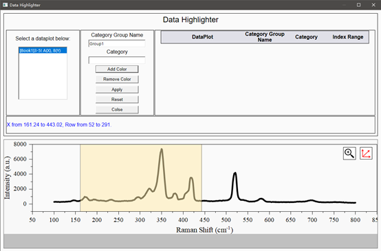 Origin插件：数据分段高亮（Data Highlighter） - 哔哩哔哩