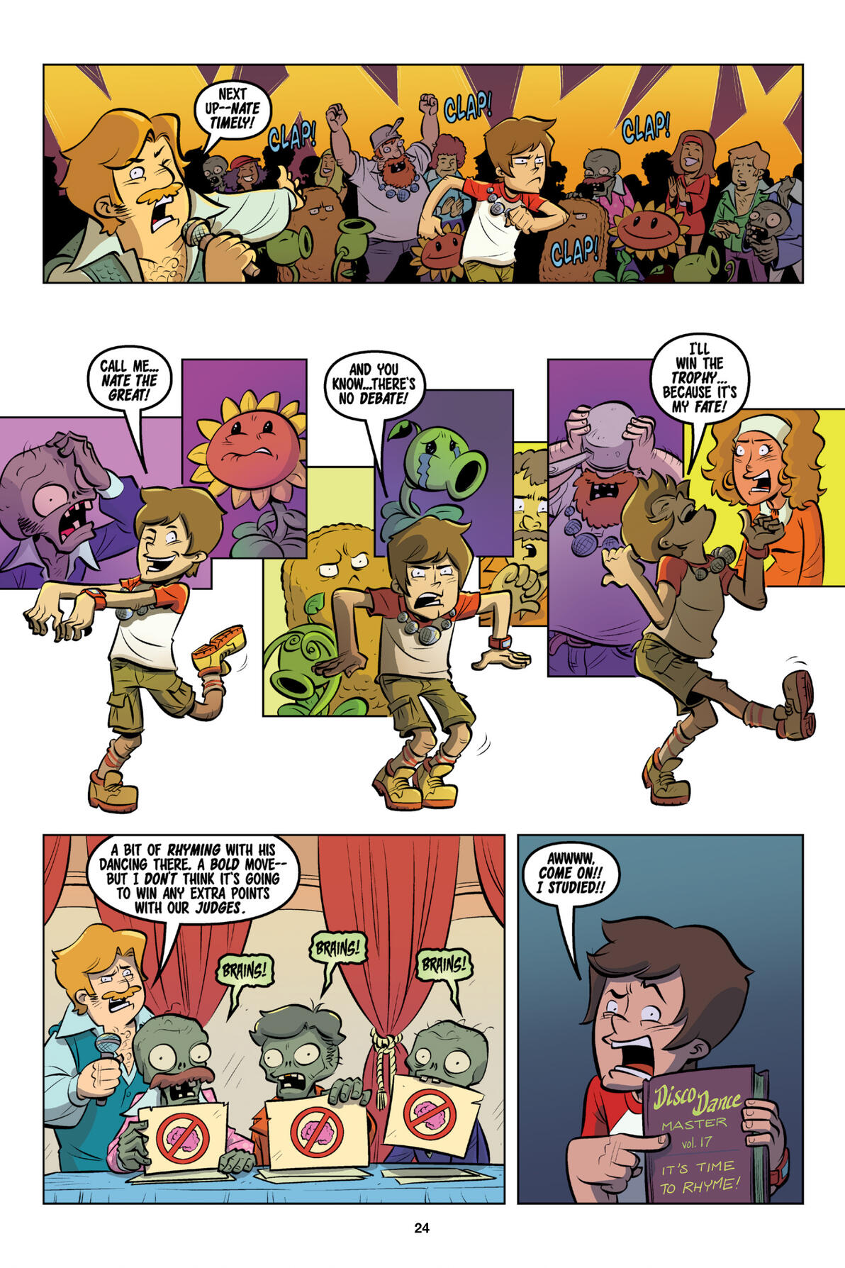 《Plants vs Zombies》（植物大战僵尸）漫画高清彩色电子扫描原版，合订本2 - 哔哩哔哩