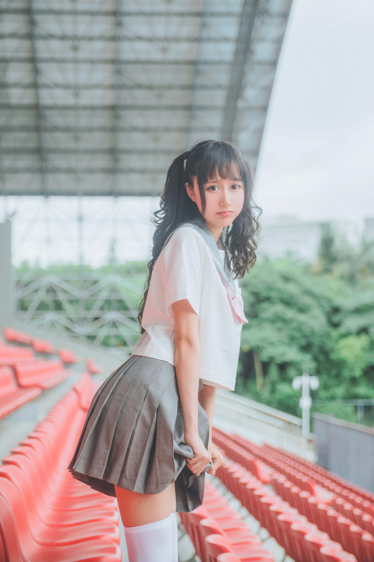 写真丨 木绵绵OwO - 白丝JK制服 - 哔哩哔哩