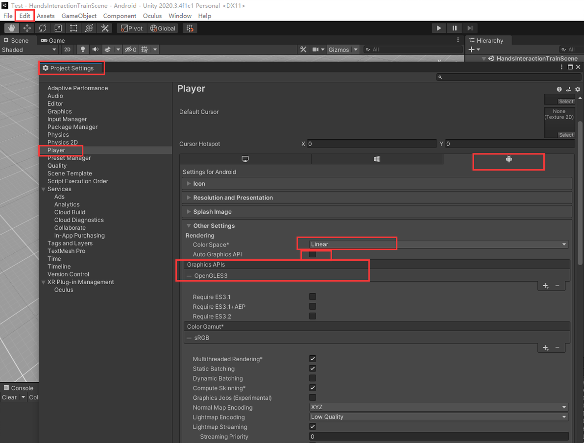 Unity进行Oculus quest 2 VR开发的测试与打包 - 哔哩哔哩