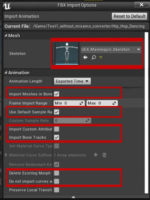 Mixamo转换器（怎么下载一个完美的动画fbx到UE4|UE5） - 哔哩哔哩
