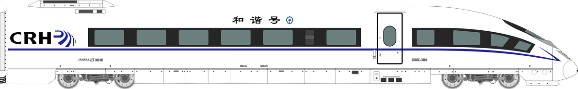 绘图-CRH系列动车组 - 哔哩哔哩