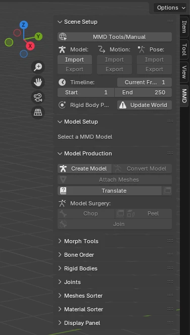 Blender4.3 MMD Tool学习笔记 - 哔哩哔哩