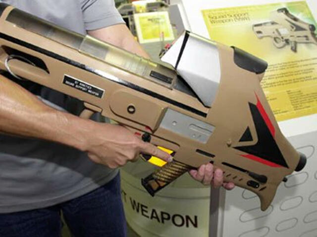 外形非常科幻的武器，瑞典牵头研制的STK SSW单兵武器 - 哔哩哔哩