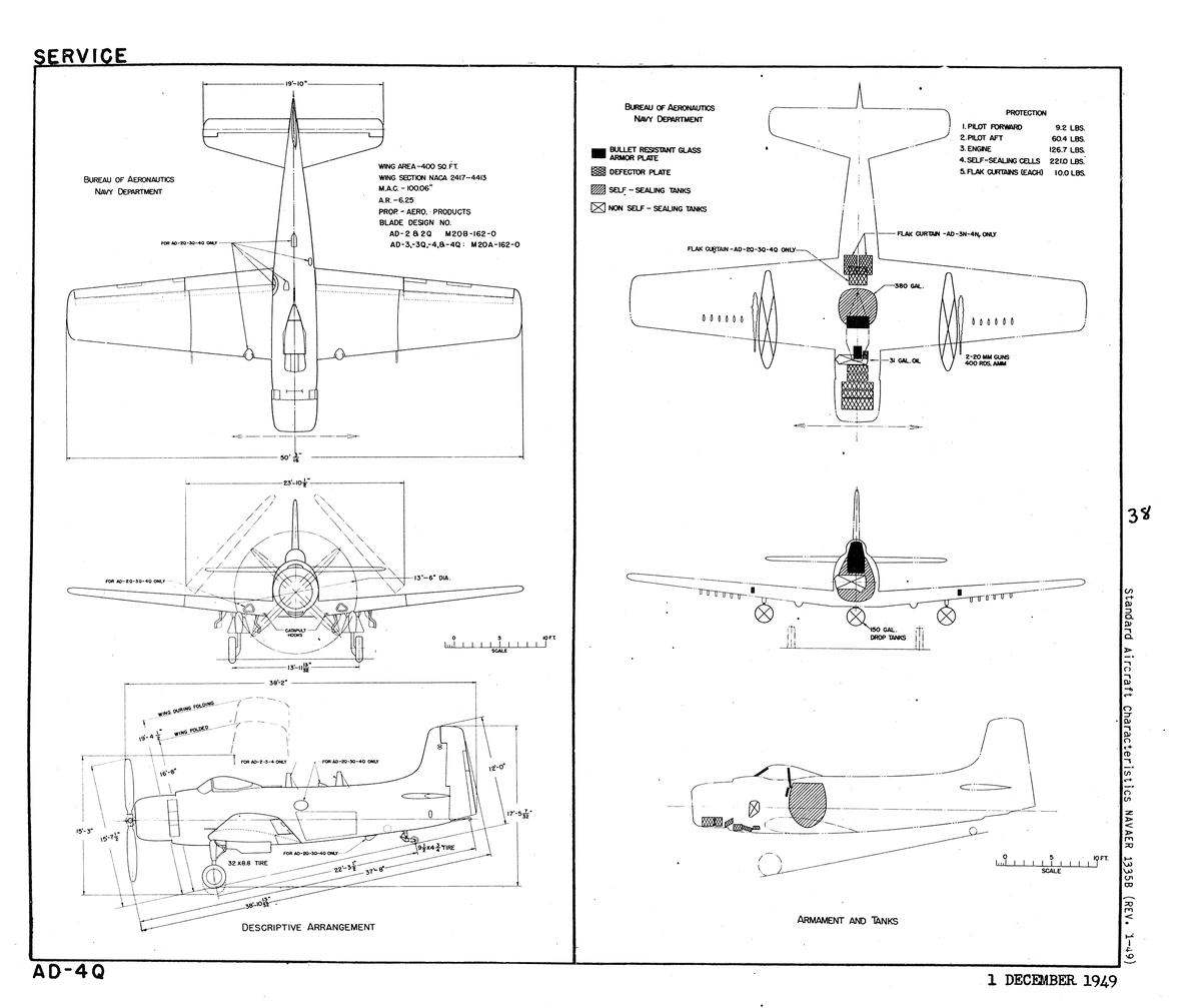 天降正义？——AD-1天袭者型号辨别（XBT2D-1~AD-4） - 哔哩哔哩