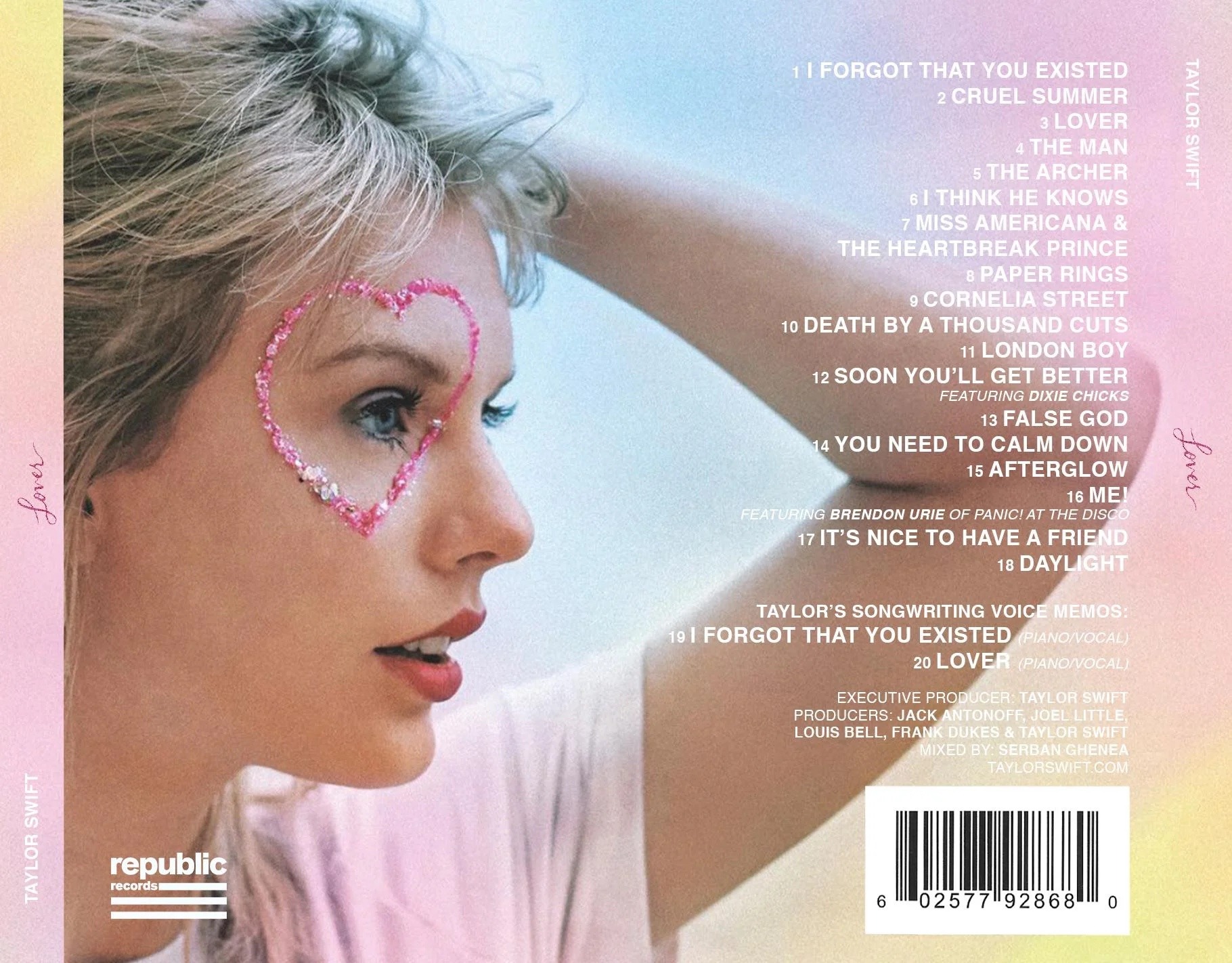 Taylor Swift Lover专辑封面高清修复 - 哔哩哔哩