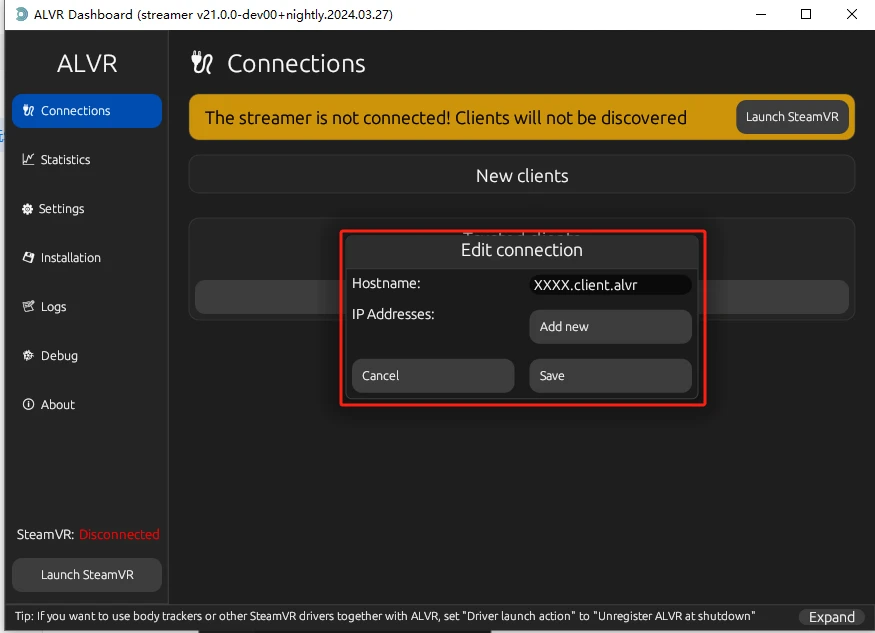 vision pro 通过ALVR串流电脑玩SteamVR游戏教程 - 哔哩哔哩