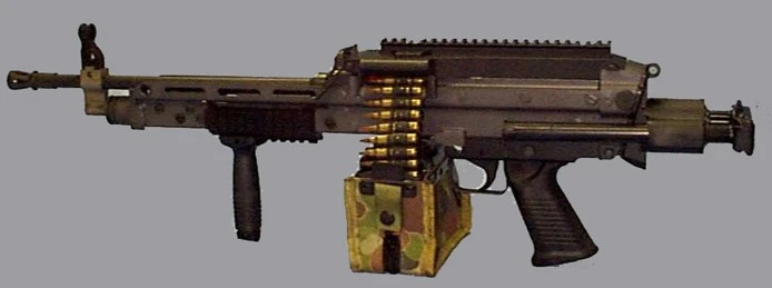 【轻武器科普】美国M249 SPW / Mk46 MOD 0轻机枪简介 - 哔哩哔哩