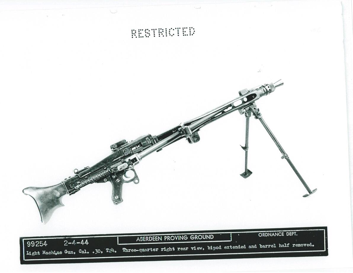 “罗斯福的电锯”——美国T24通用机枪 - 哔哩哔哩
