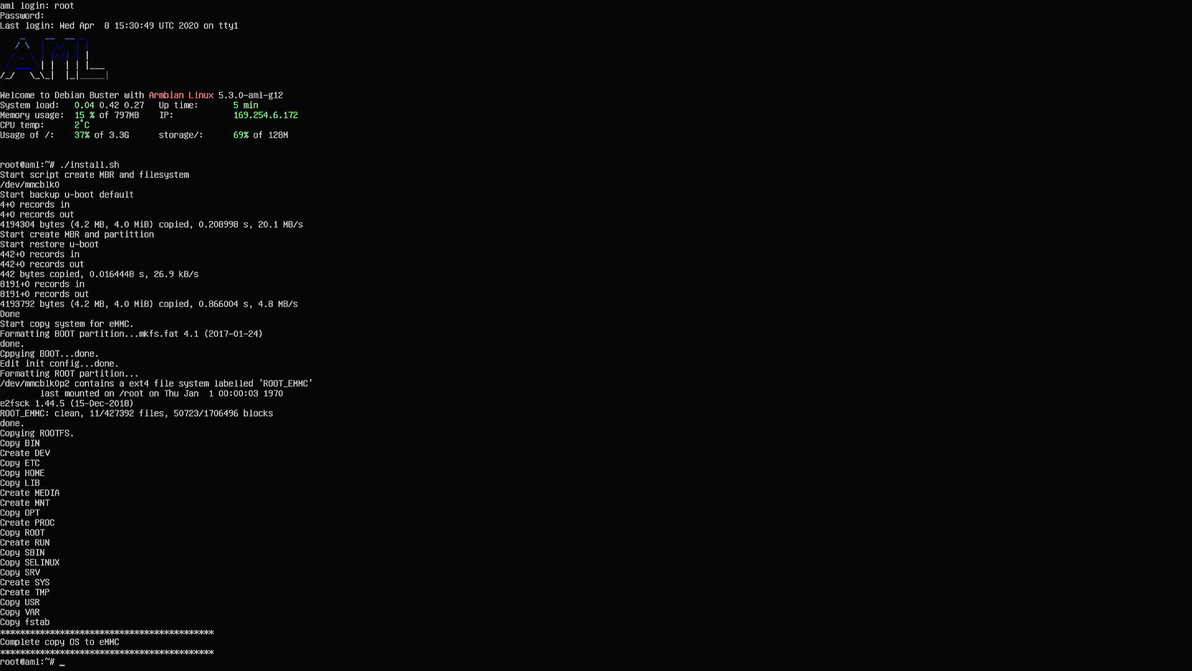 山东联通版创维E900V21C盒子刷入Armbiam并安装宝塔和Docker - 哔哩哔哩
