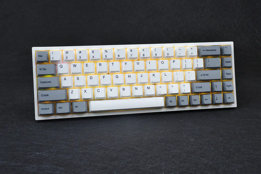 KEYDOUS NJ68机械键盘拆解评测 - 重新起航 - 哔哩哔哩