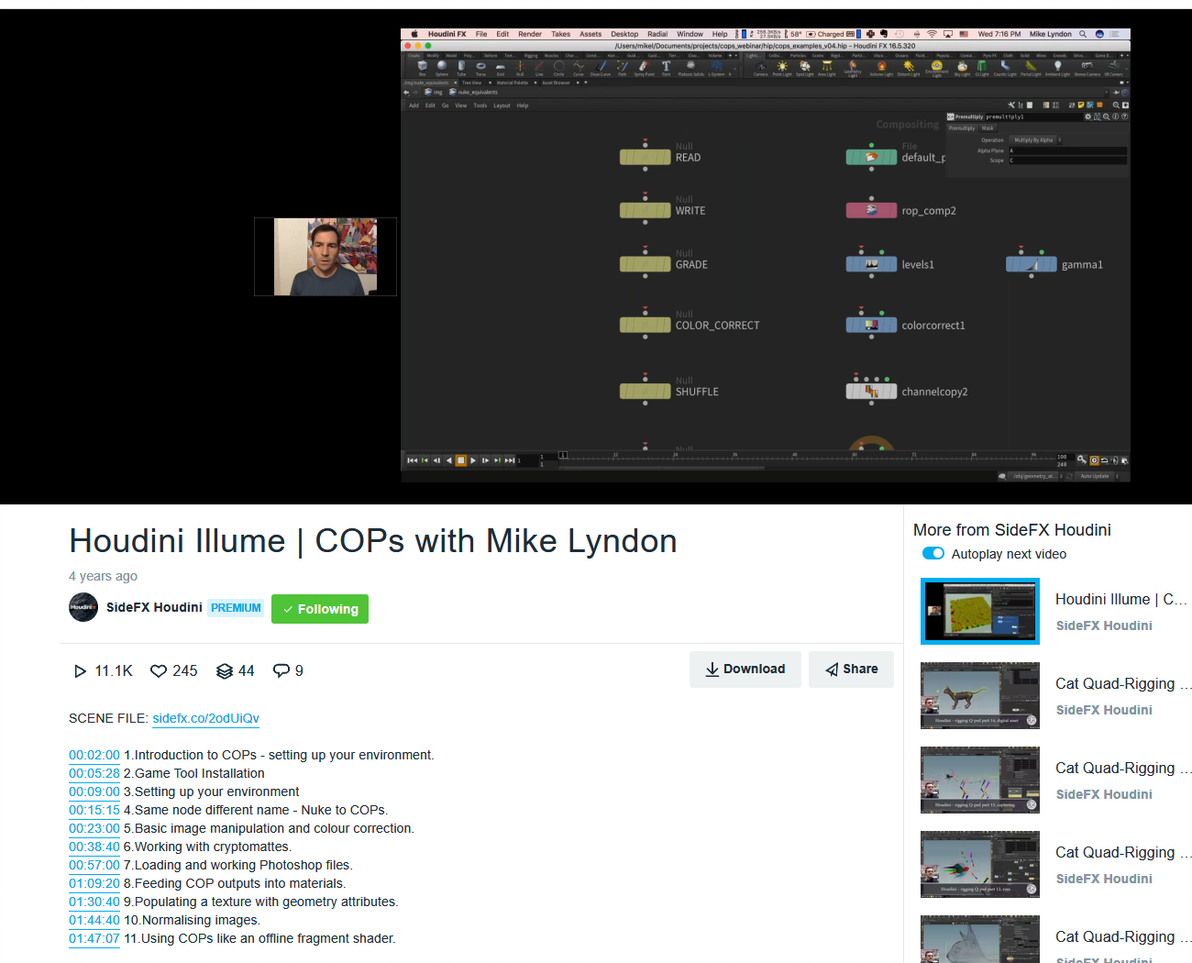 [Houdini] Cop network - 哔哩哔哩