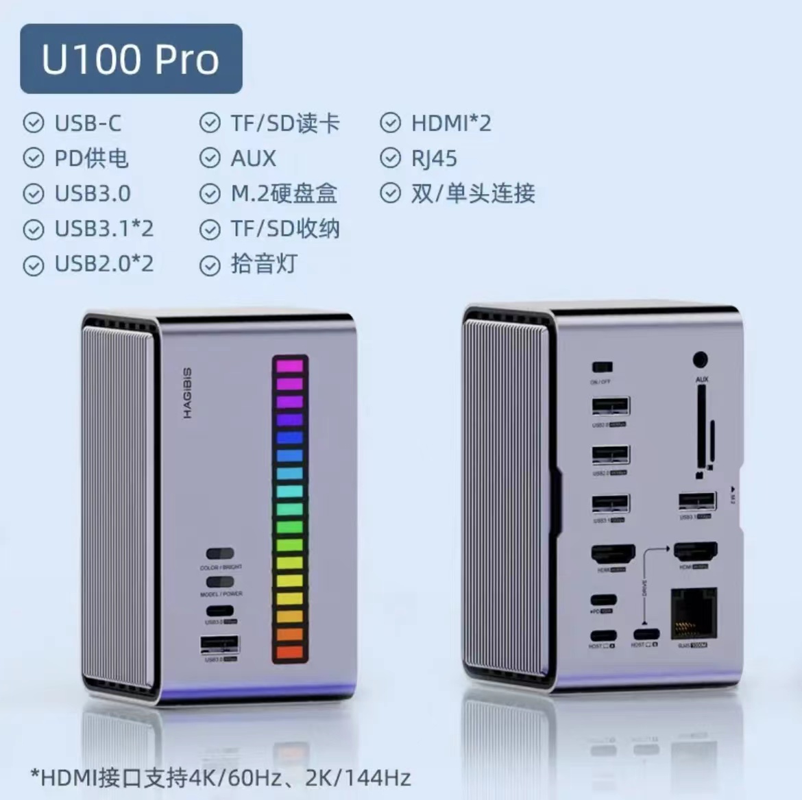 MACBOOK我认为好用的拓展坞，但不完美海备思U100 Ultra评测。 - 哔哩哔哩
