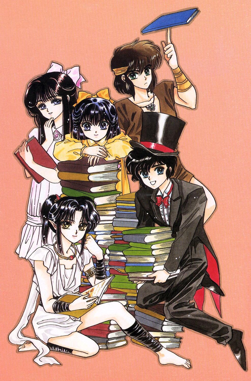 【高清资源】CLAMP原画集① - 哔哩哔哩