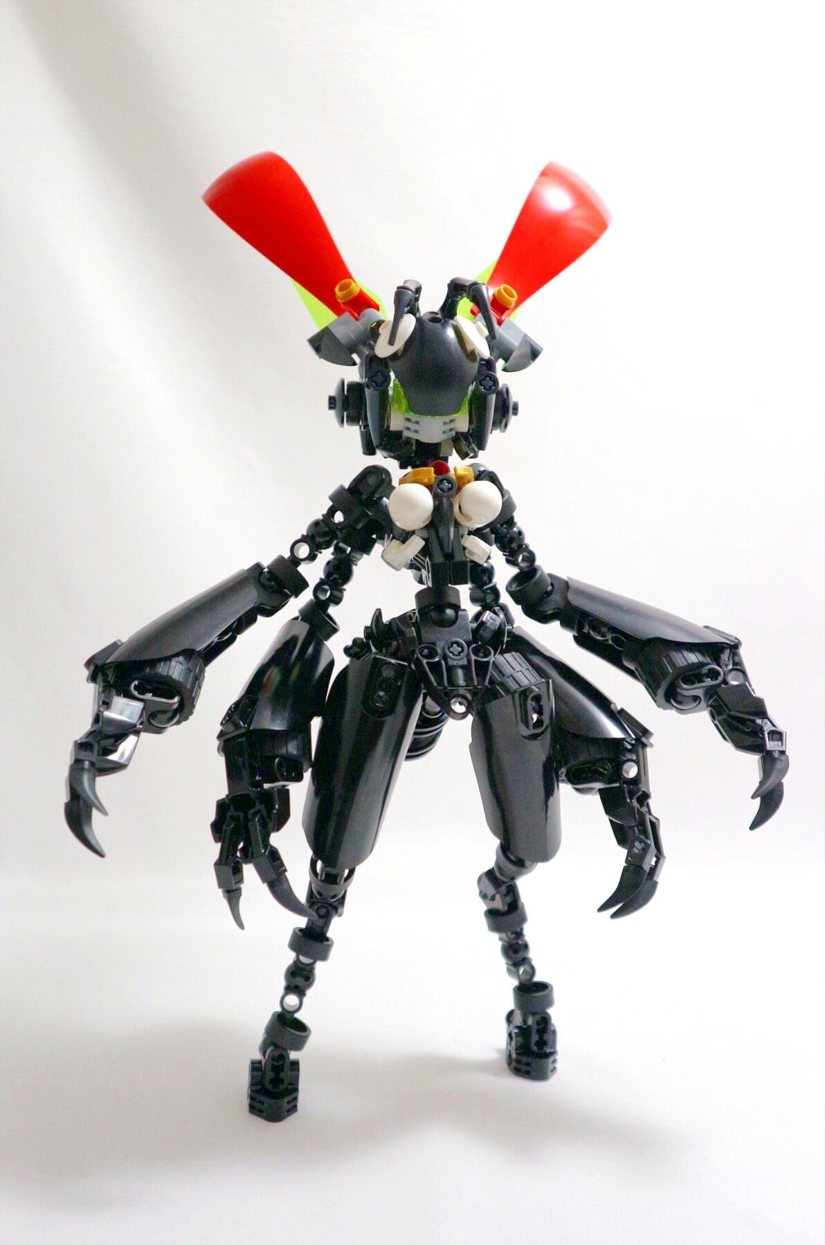 日推乐高机娘moc分享---IBK大神的蚂蚁机娘 - 哔哩哔哩