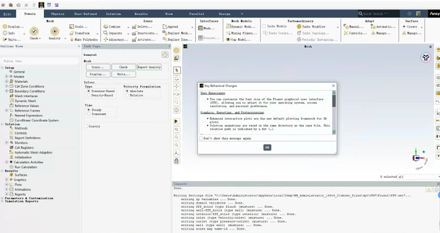 Ansys Workbench Fluent报错 Hit return to exit - 哔哩哔哩