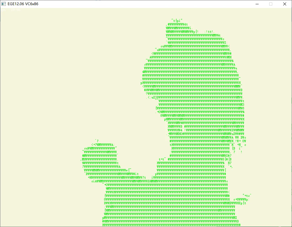 【MME】AsciiArt ，ASCII艺术，用ASCII字符构成图像 - 哔哩哔哩
